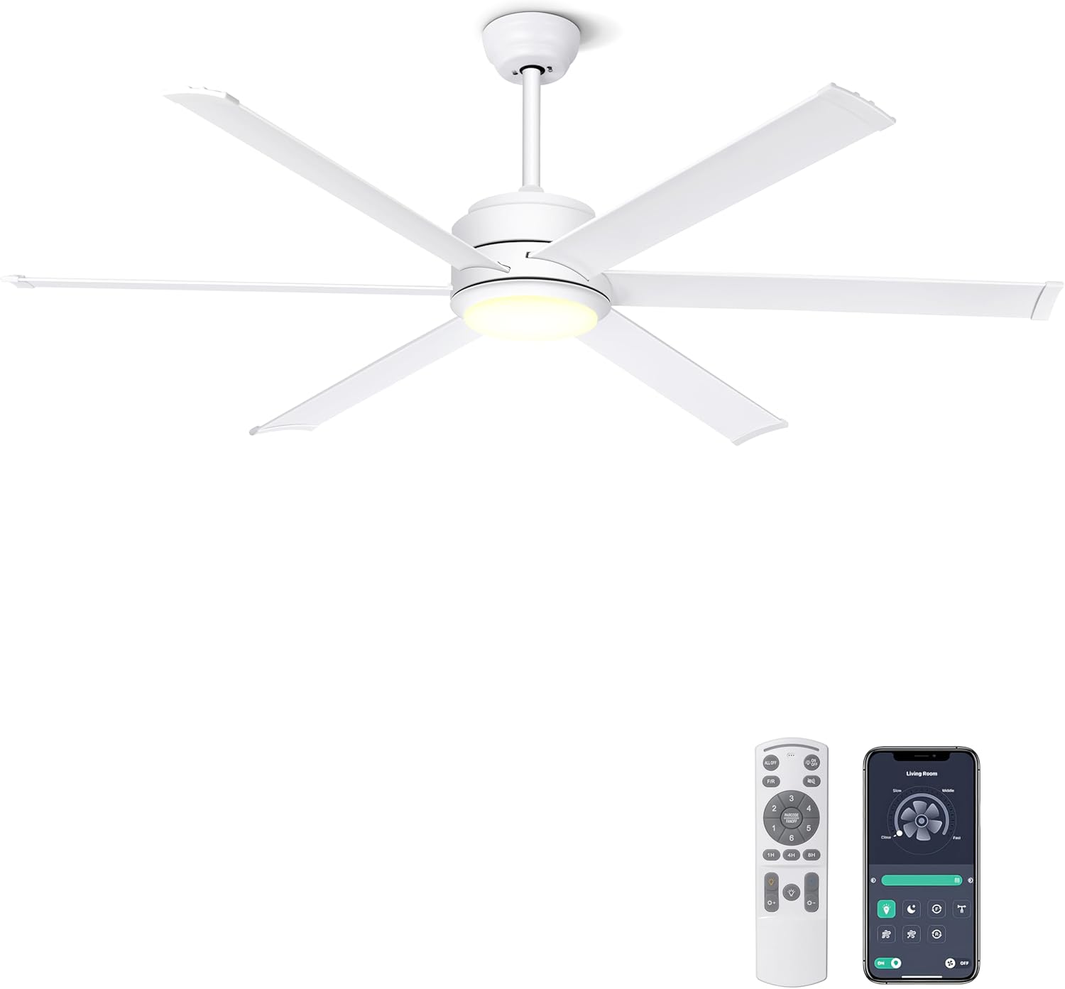 White Ceiling Fans – Ohniyou